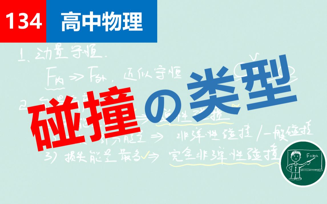 【高中物理】134碰撞的类型