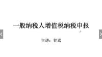 一般纳税人增值税纳税申报实验(2)