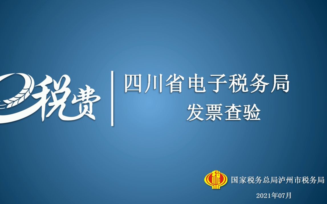 四川省电子税务局—发票查验
