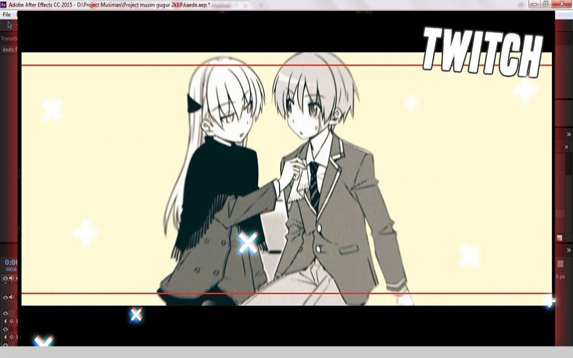 【AMV/AE教程#6】如何制作一个平滑的抖动效果(twitch插件)