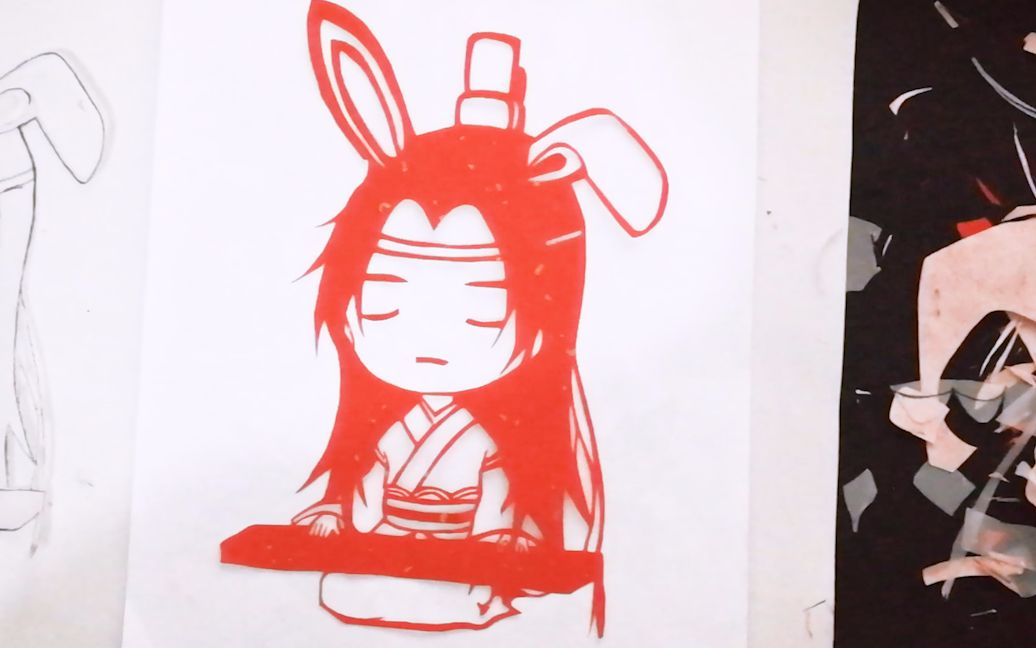 【剪纸】中国传统文化与二次元文化的碰撞结合