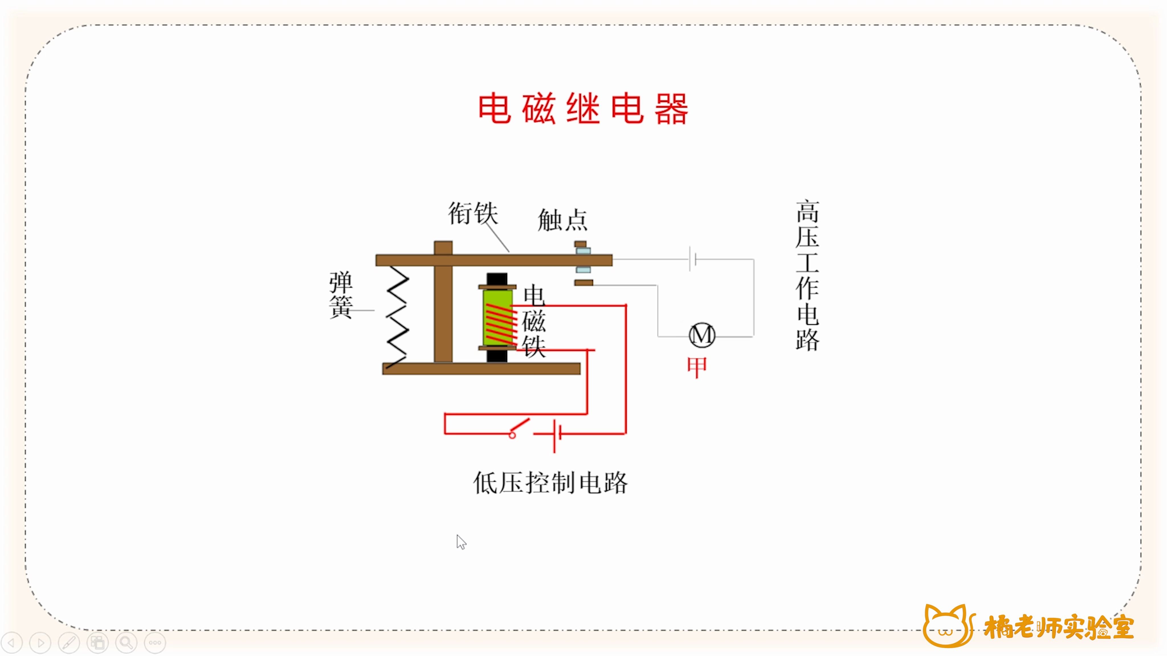 【橘老师实验室】电磁继电器