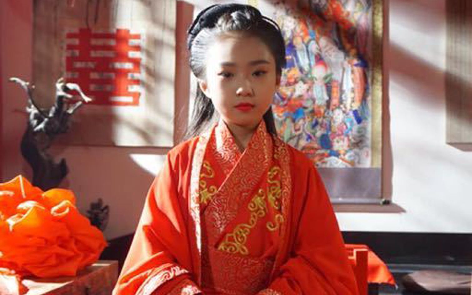 湖南卫视-电影频道少儿版《梁祝》韩远琪饰梁山伯/陈心媛饰祝英台/刘...