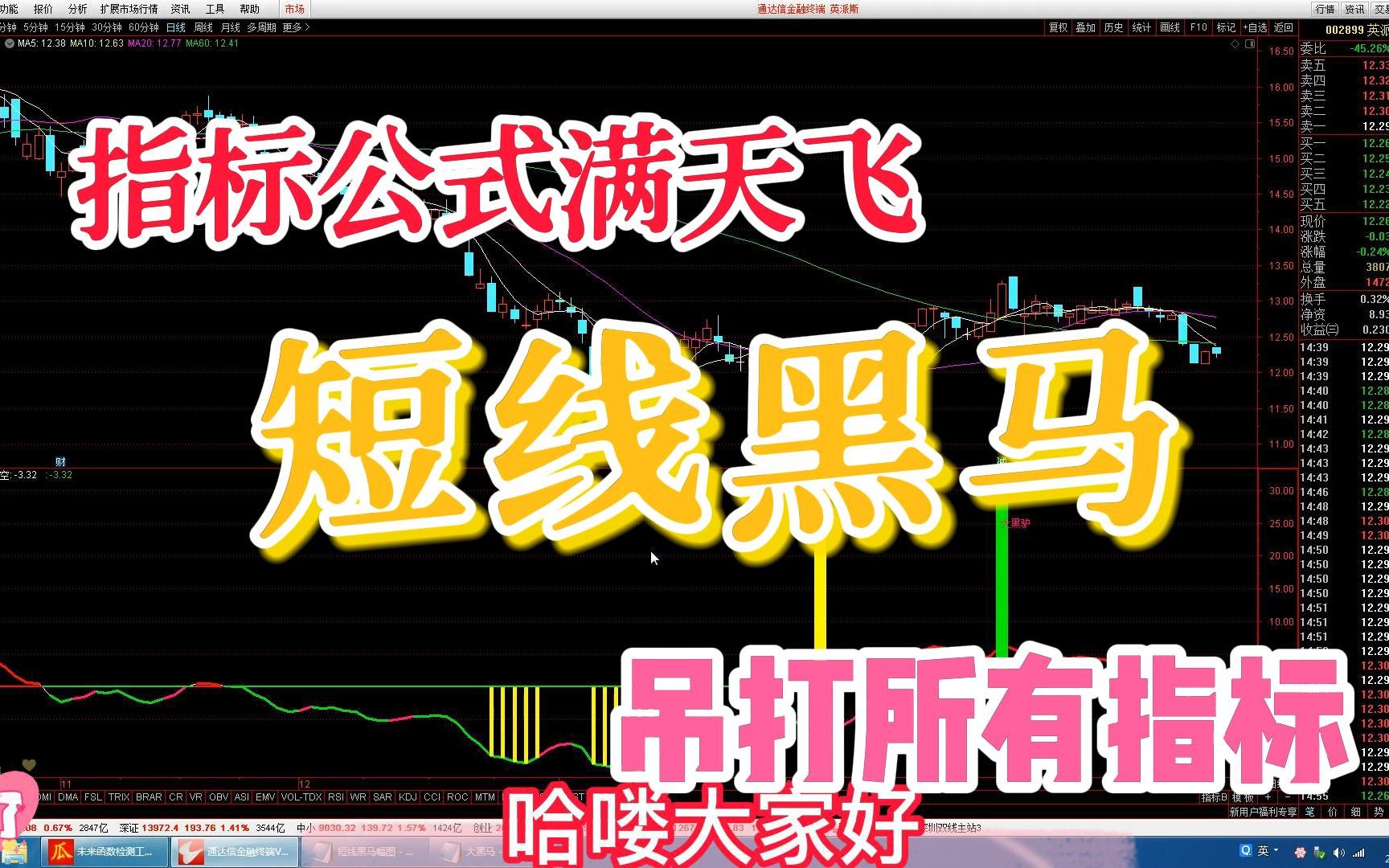 通达信指标公式满天飞,有没有未来函数?这个小方法一试便知!信号共振...