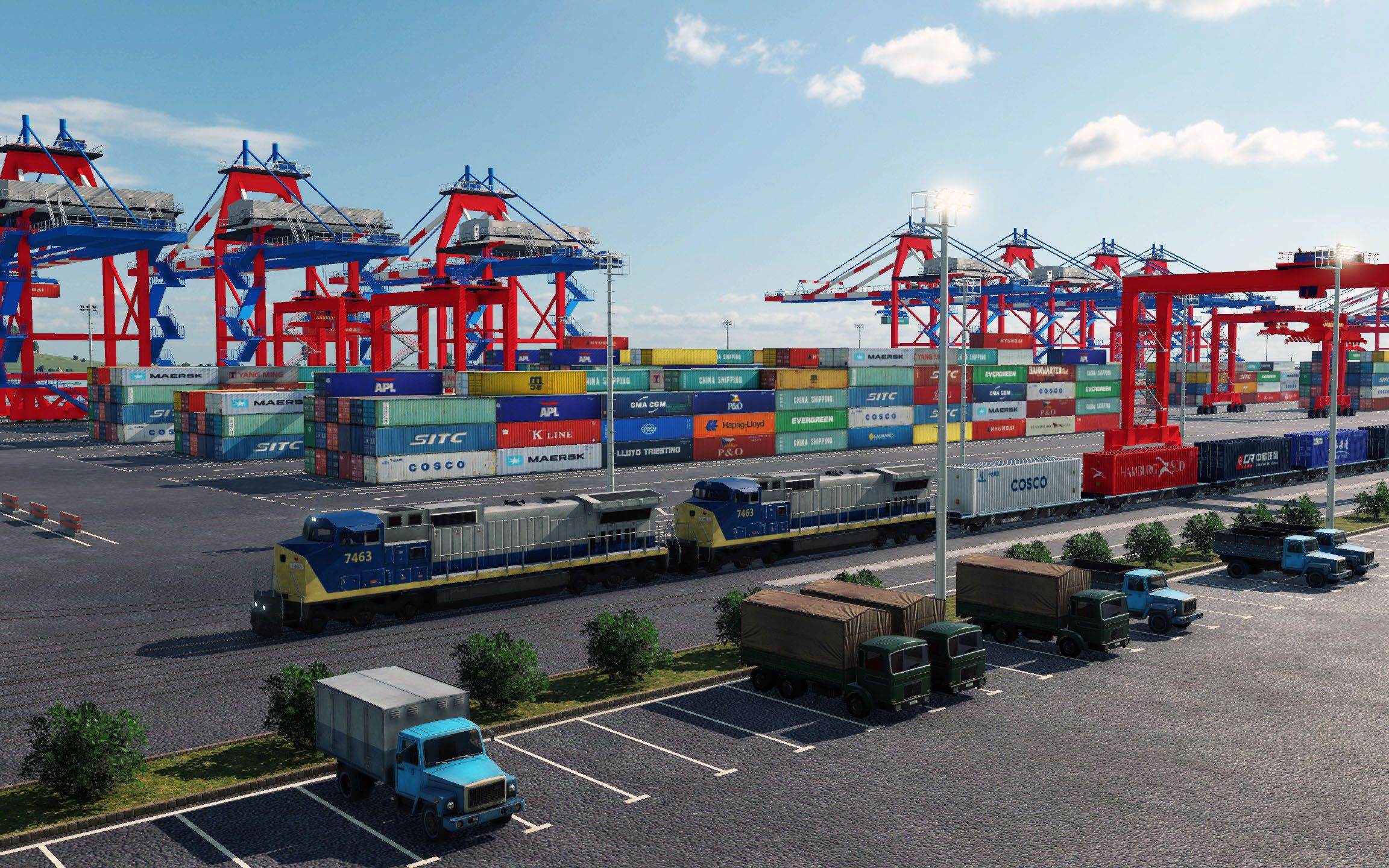 狂热运输2 - 《国际港口》_(7_合_1)_MOD_(超长预览)~