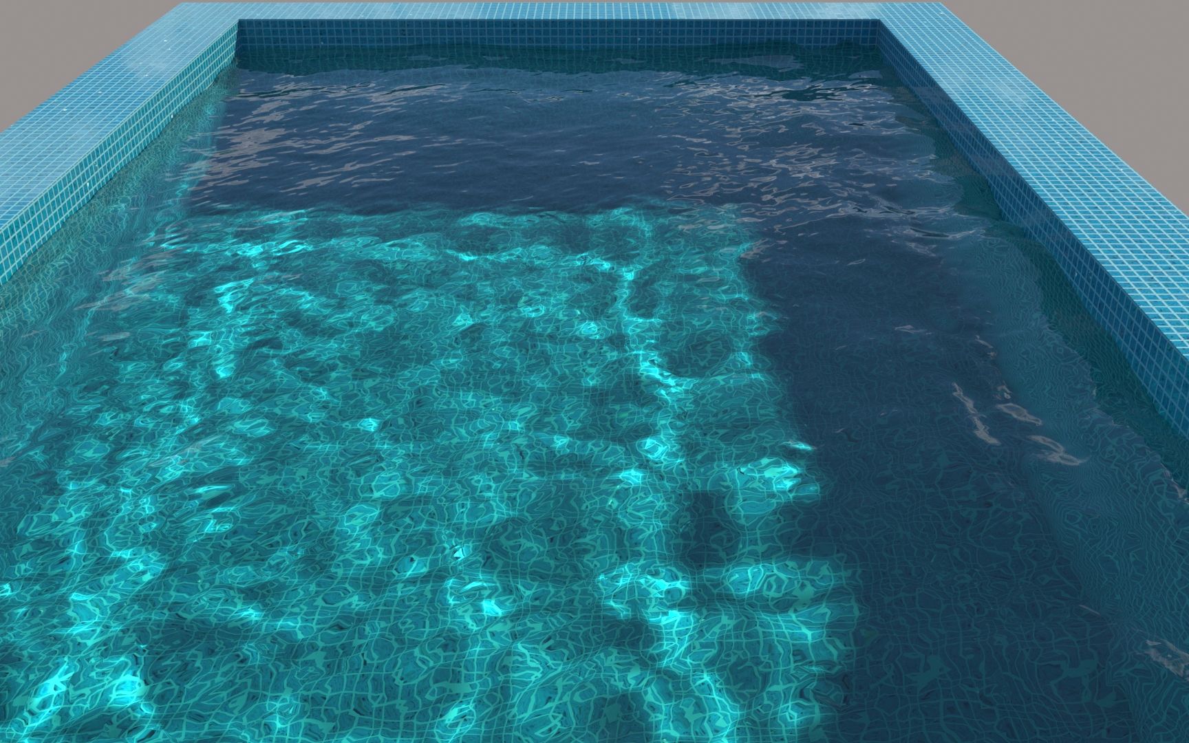 3dmax,火凤凰4.2,vray5,制作真的游泳池的水效果