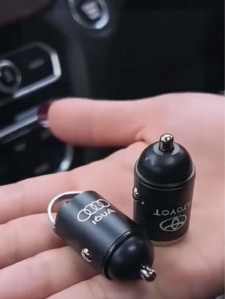 #车载快充 车上手机充电慢试试这款隐形快充充电器,不限车型双接口...