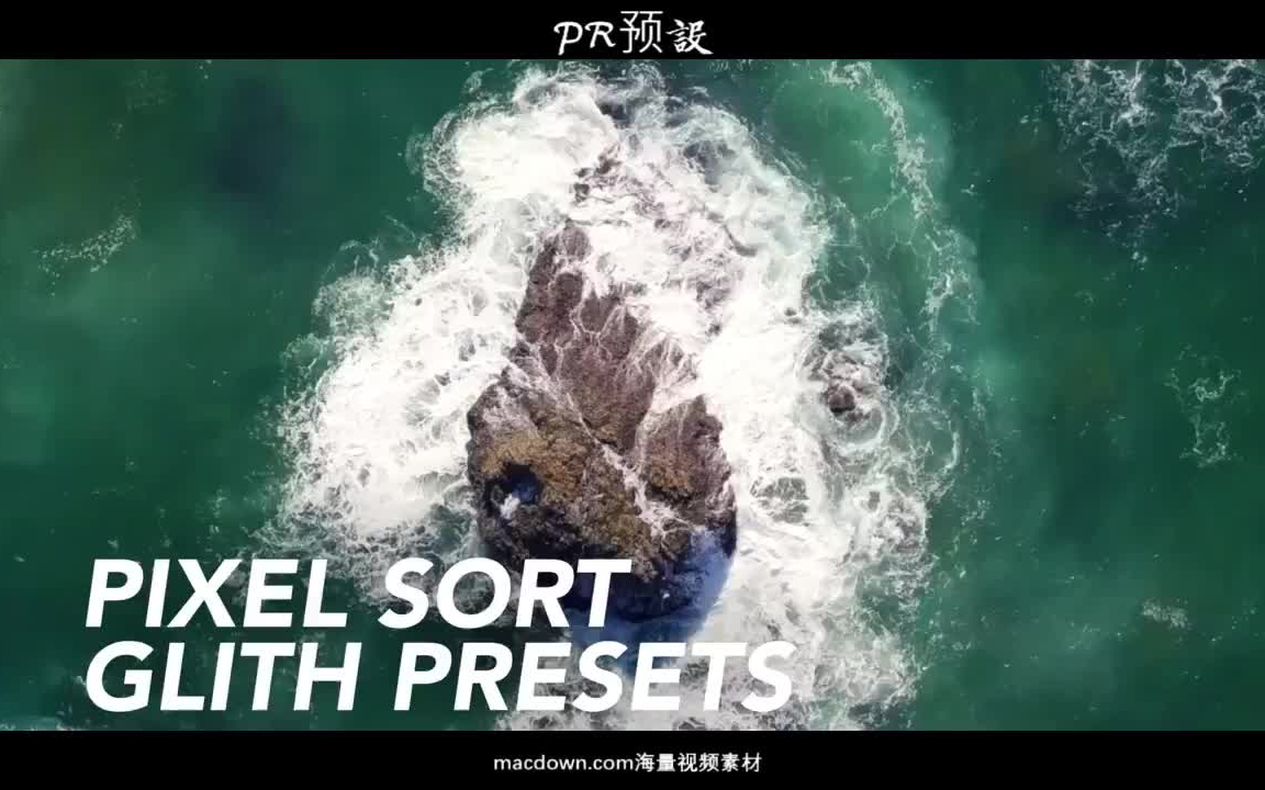12种独特设计和动态动画过渡效果pr预设