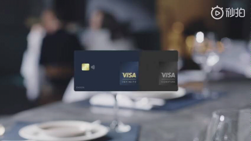 visa邀请陈奕迅所拍摄的信用卡广告