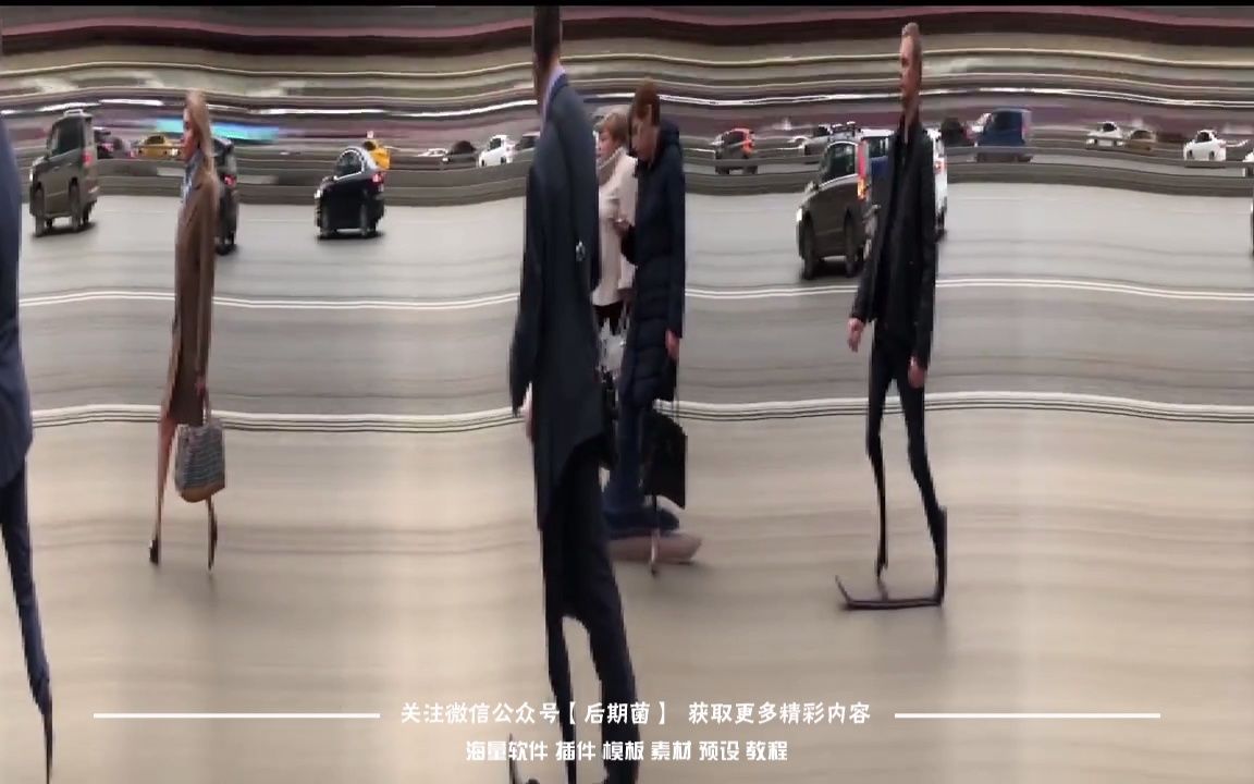 视频扭曲扫描视觉特效AE插件