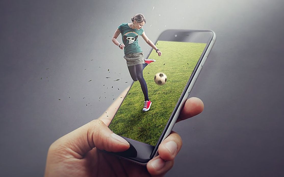 【Ps合成】手机上的3D立体效果制作过程,Photoshop教程