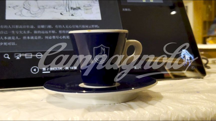 朋友不远万里送的咖啡杯,自然要拿出来用! #咖啡 #意式咖啡
