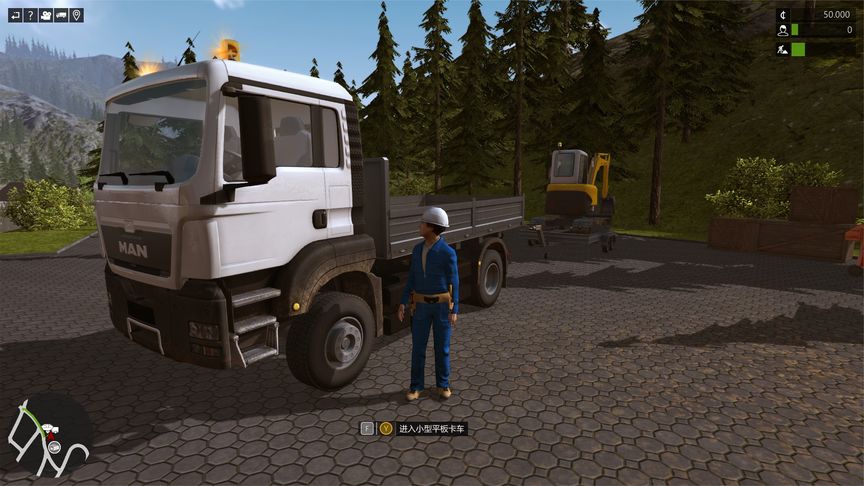 手游-建筑模拟3-第5集-租个压路机来平整地面