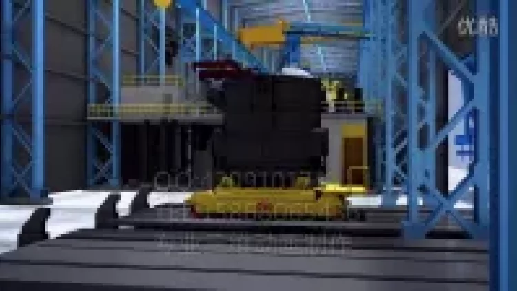 工业动画-生产线流程三维动画-炼钢厂钢材生产线3D动画-巨浪文化