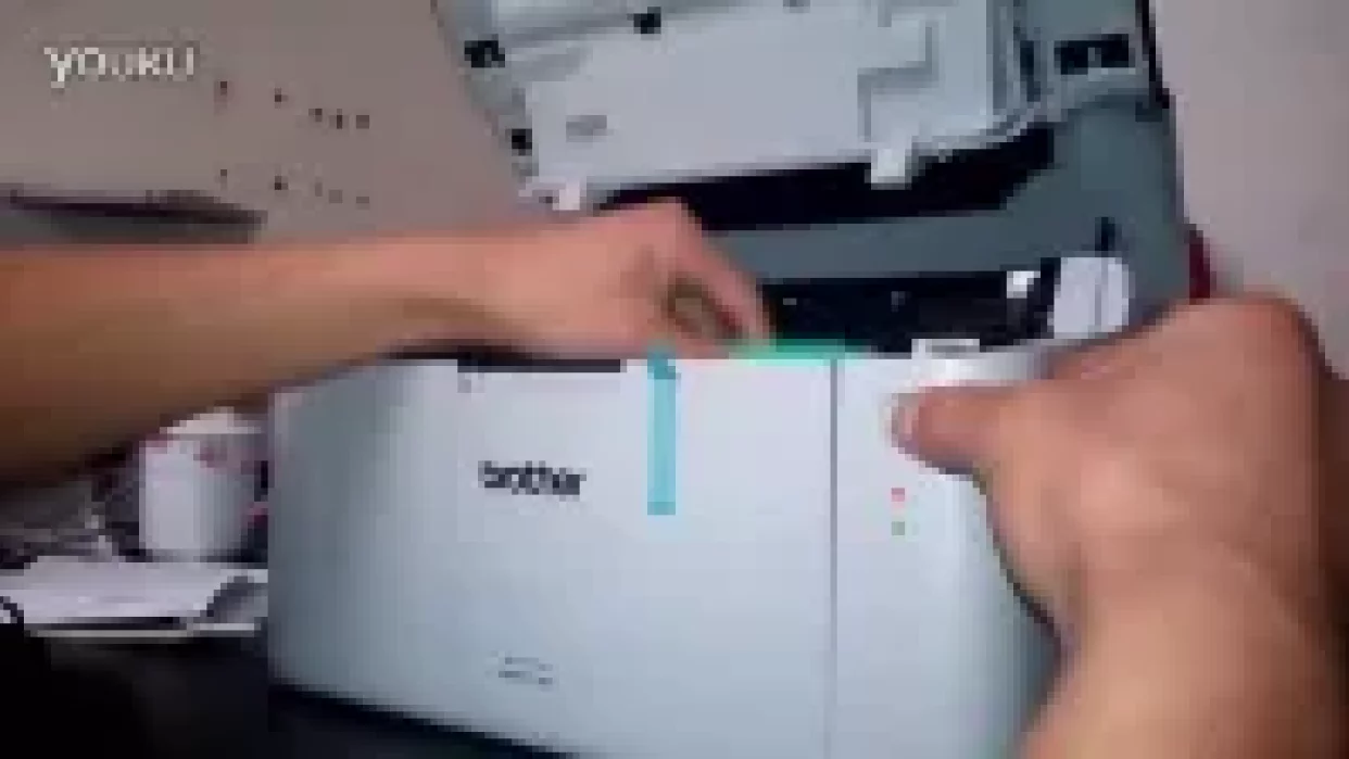 兄弟打印机 HL-1110 清零视频