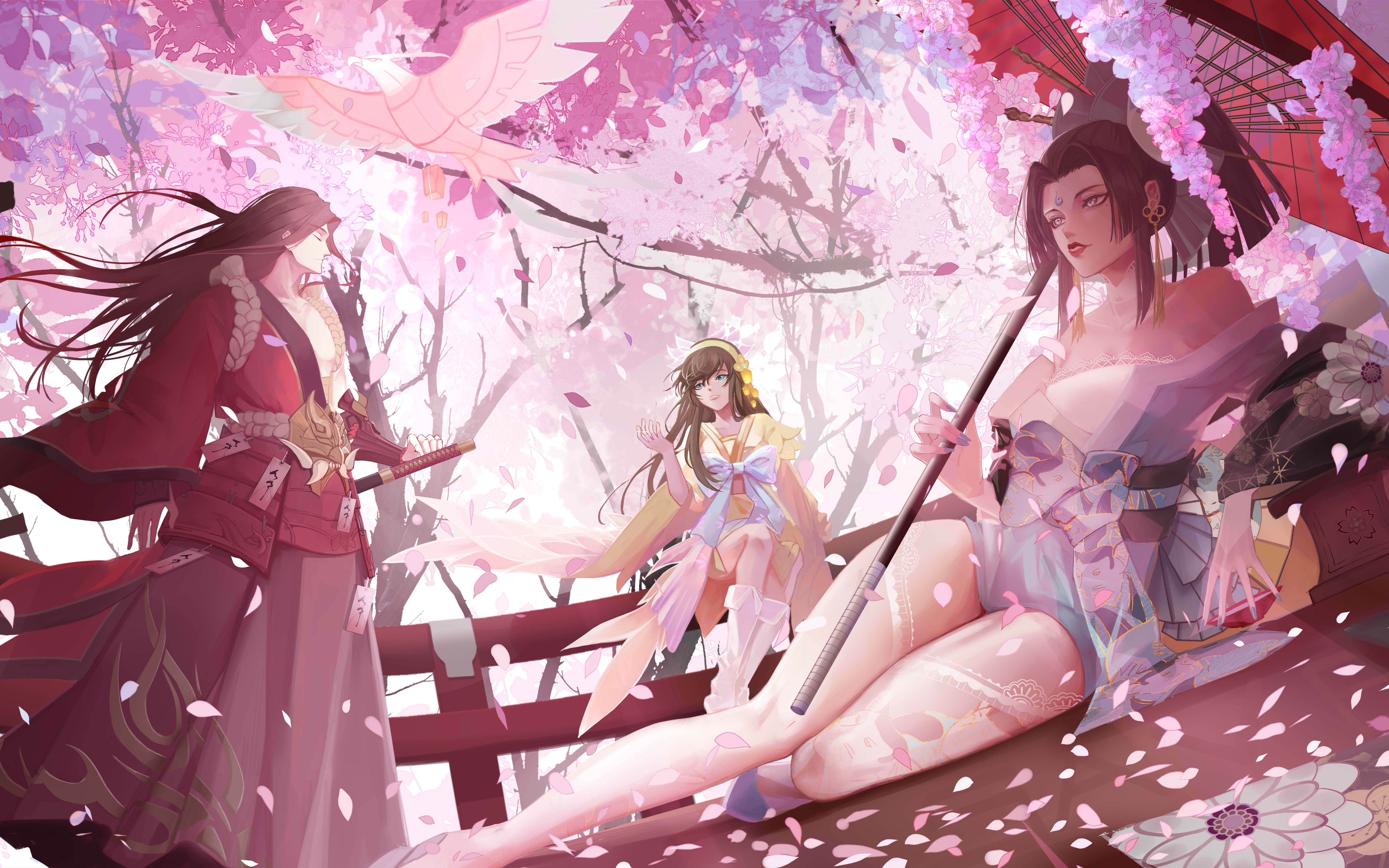 【王者荣耀/绘画】一起看樱花吧~