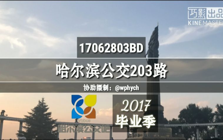 【冰城夏都】哈尔滨公交203路POV(绿荫小区→同济街)
