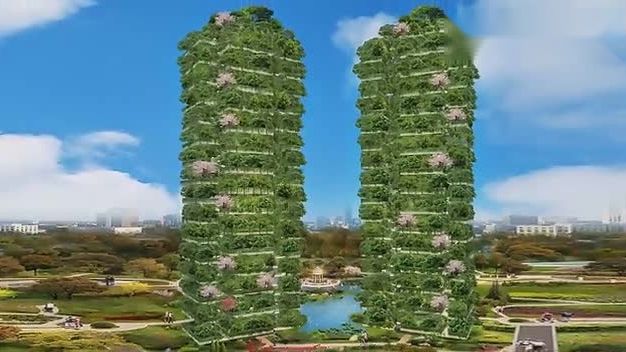 森林城市花园的建筑模式