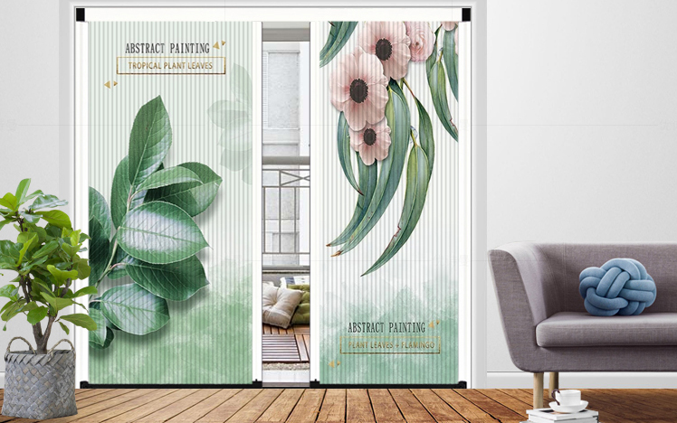 优诗曼蜂巢折叠门单扇门安装视频