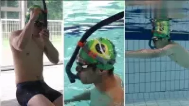 泳镜呼吸管使用方法,看完又有新的突破!