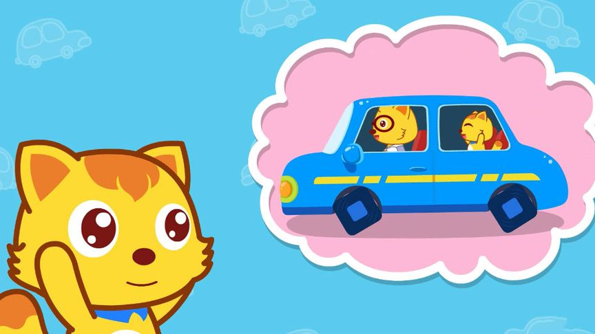 猫小帅故事之圆圆的车轮:如果是方形或者正方形的车轮也很有趣呀