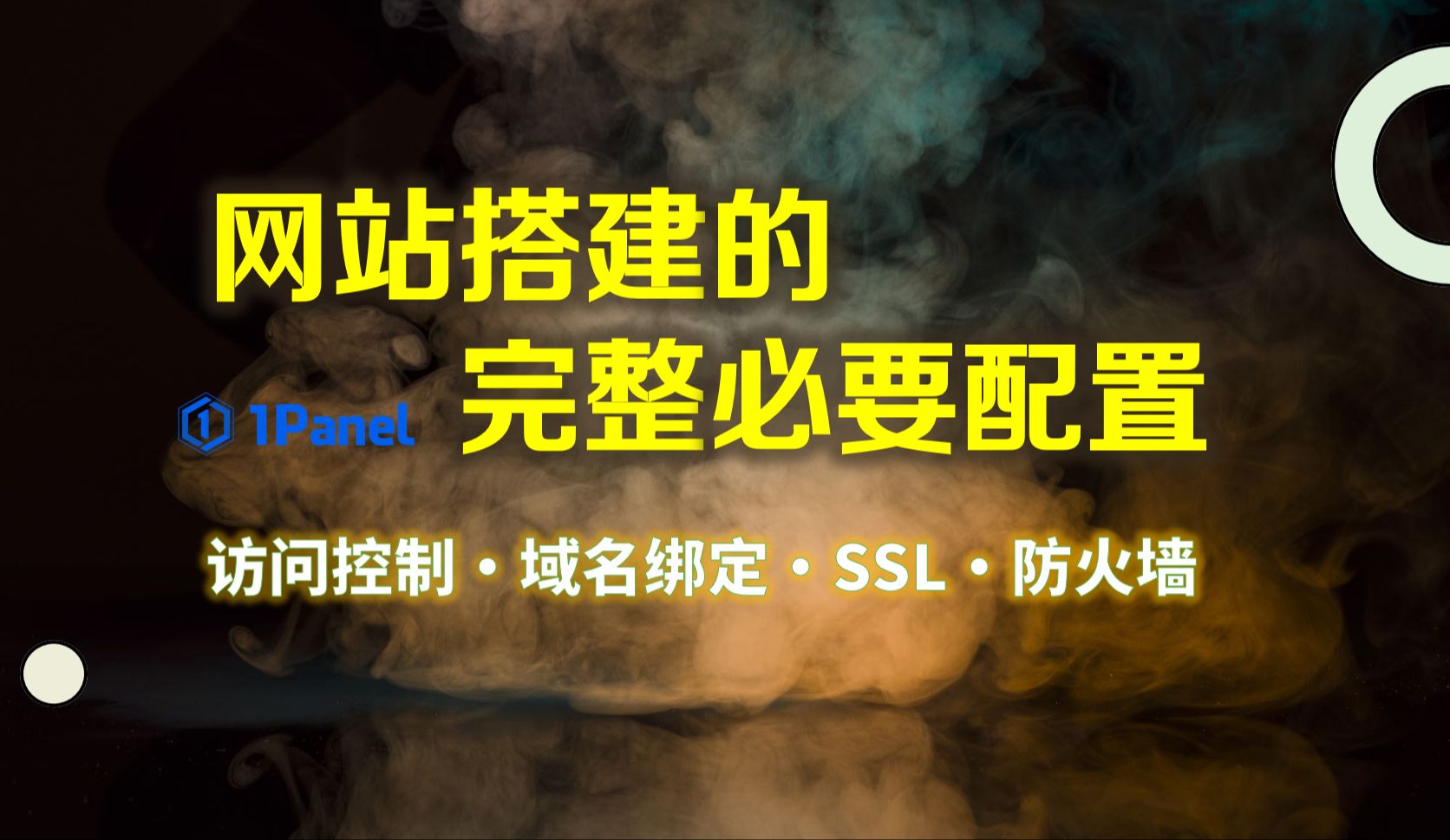 新手建站:1panel搭建网站的访问控制、SSL证书申请与HTTPS开启、...