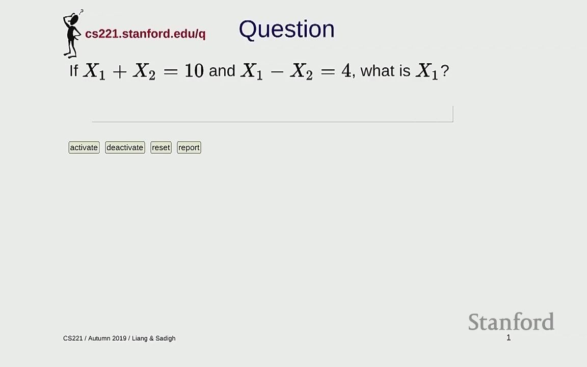 【斯坦福大学】 CS221:人工智能:原理和技术 Artificial Intelligence# ...