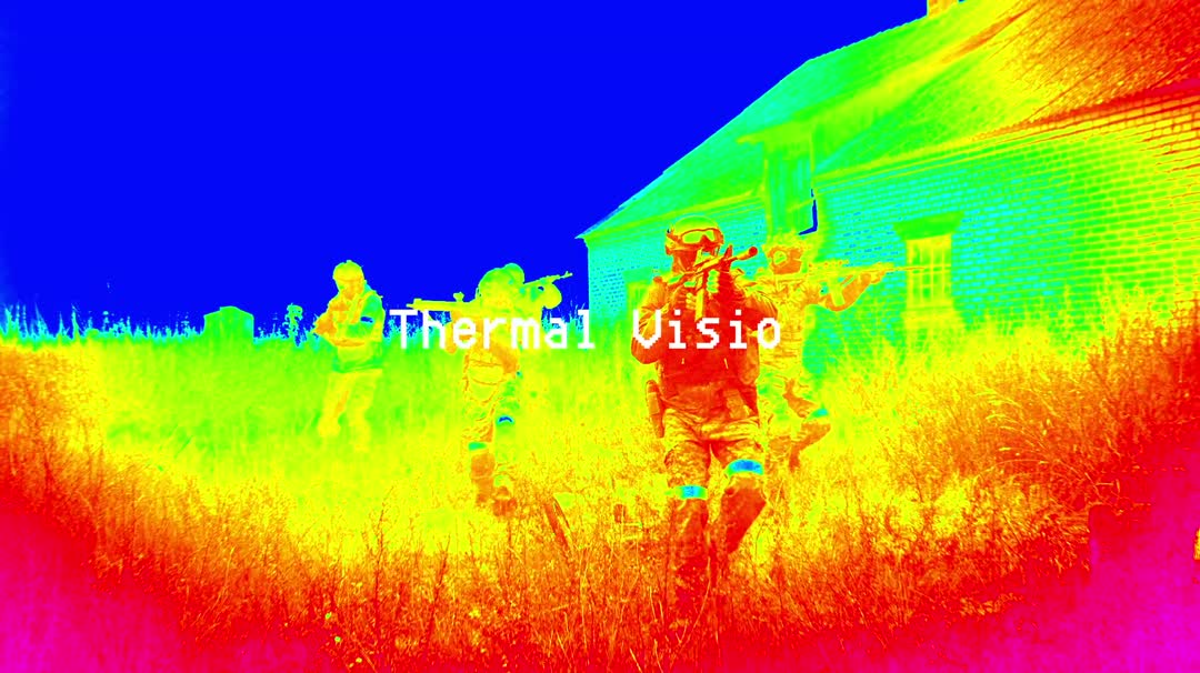 ...效果AE模板让你任意视频秒表热成像,望远镜瞄准框叠加层雷达扫描...