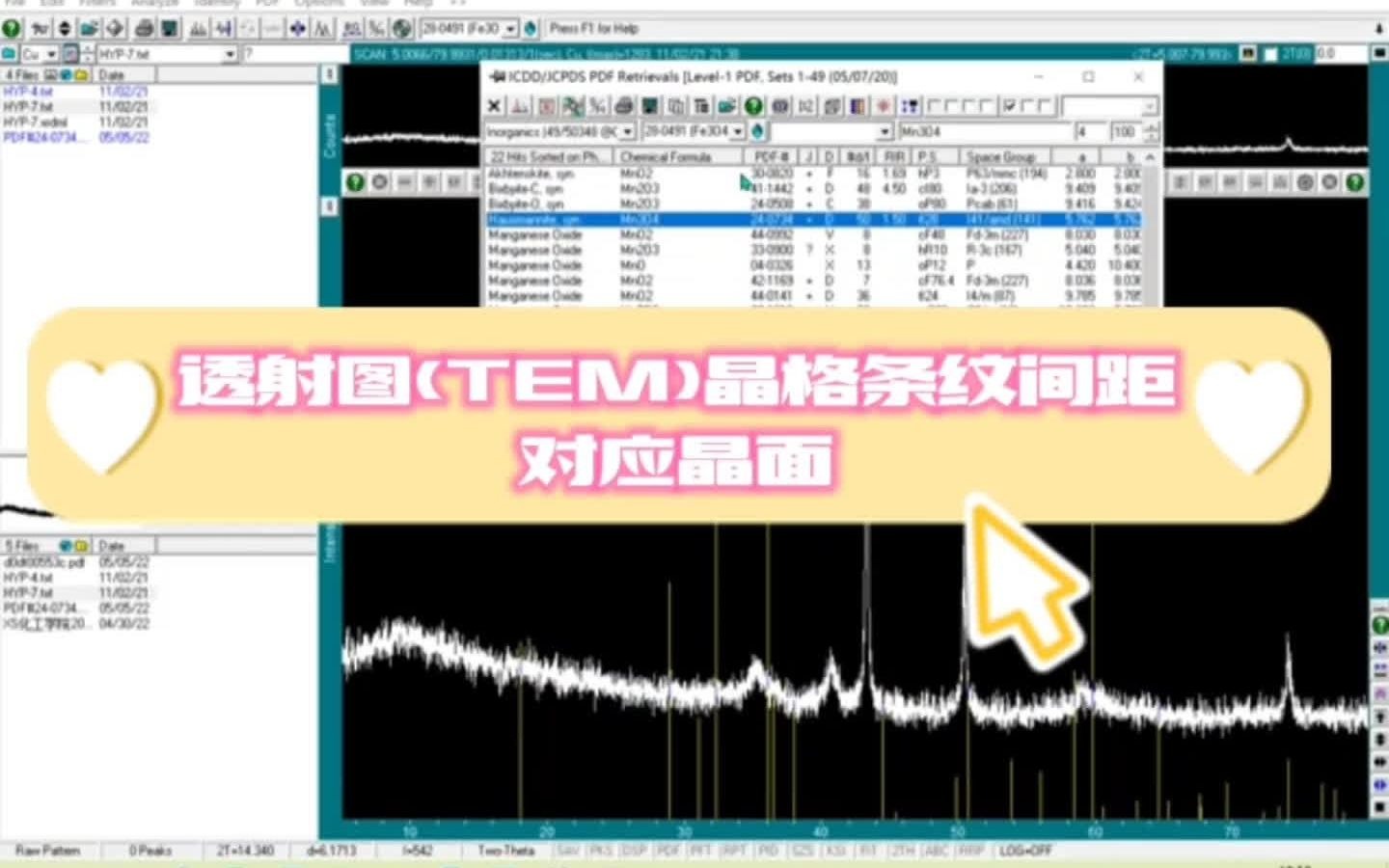 【研究生科研必备】透射图(TEM)晶格条纹间距得知晶面,干货