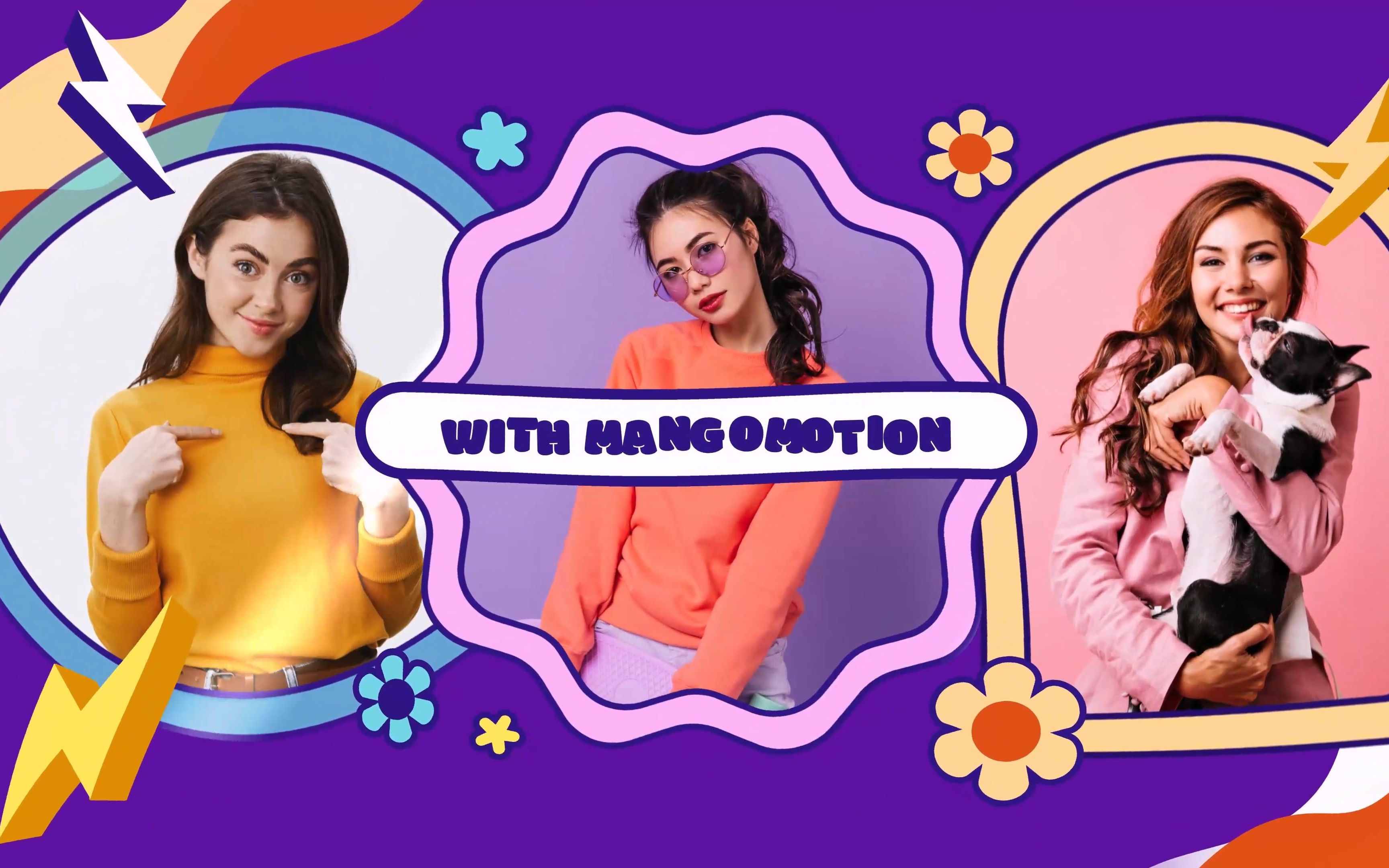 AE模板-娱乐节目开场片头 特邀嘉宾介绍脱口秀人物逐个介绍视频 时尚...