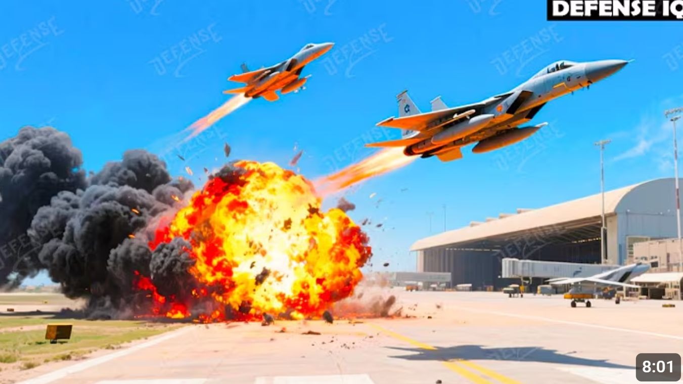 以色列空军F-15战斗机飞行员紧急起飞