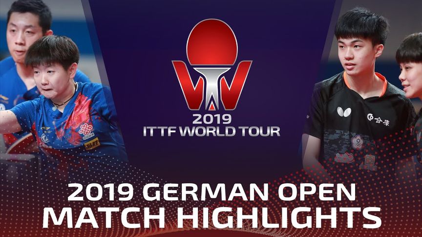 许昕 孙颖莎 3-0 林昀儒 郑怡静 2019年乒乓球比赛集锦