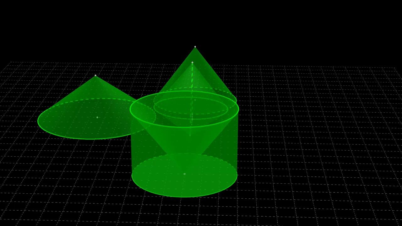 圆锥的认识(三角形旋转)