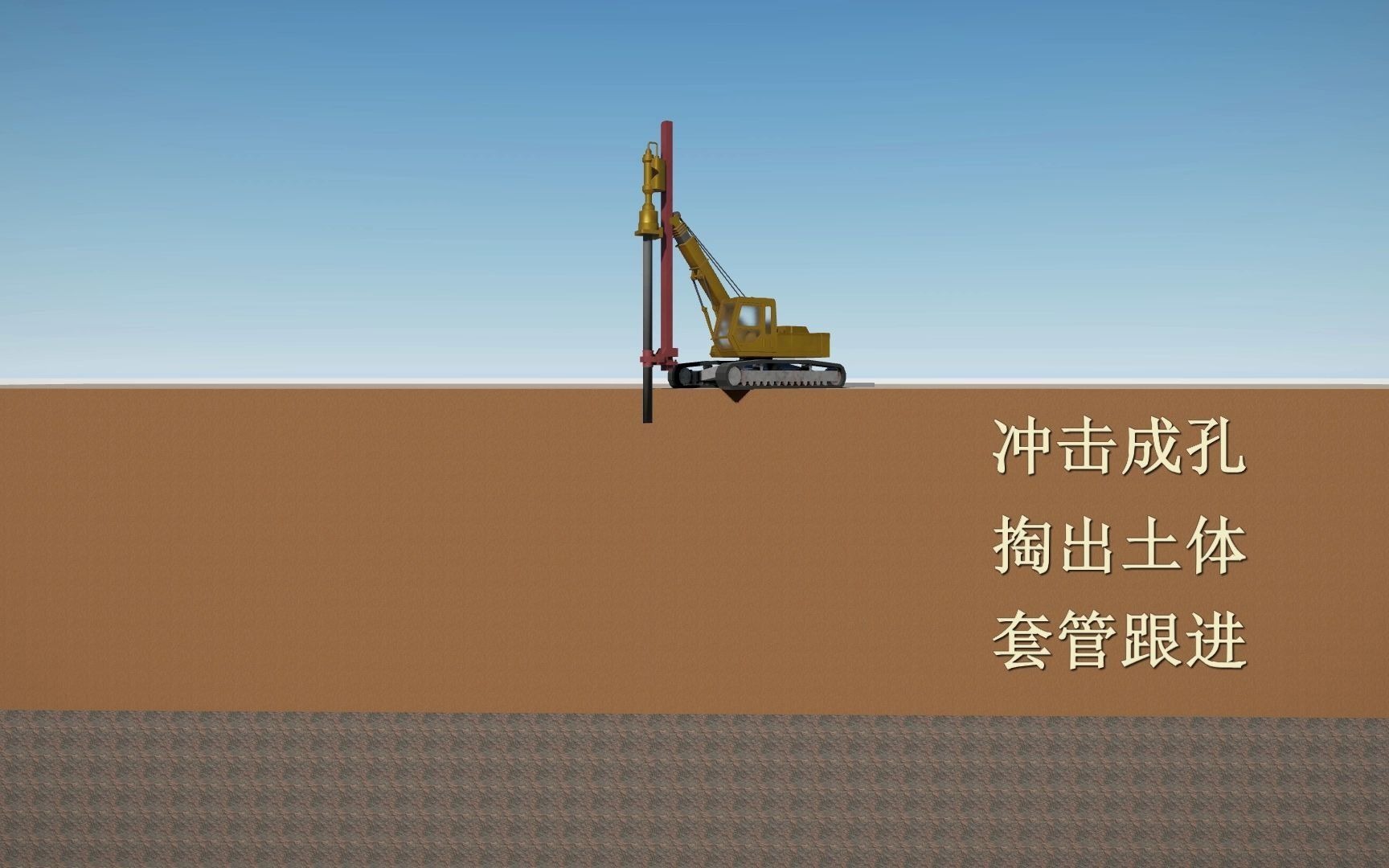 地下室抗浮锚杆动画演示（lumion8动画初尝试~）