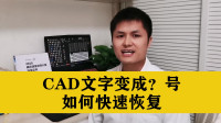 打开CAD图纸后,很多文字变成问号?学会这个技巧,一键显示字体