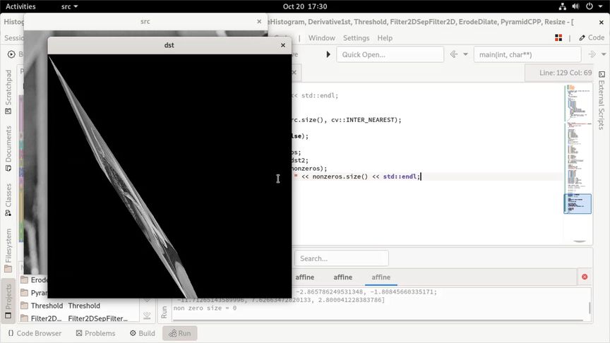 OpenCV的仿射变换(六)仿射变换实现