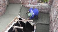 头一次见自建房这样修楼梯, 用混凝土一阶阶垒, 能比预制板结实?