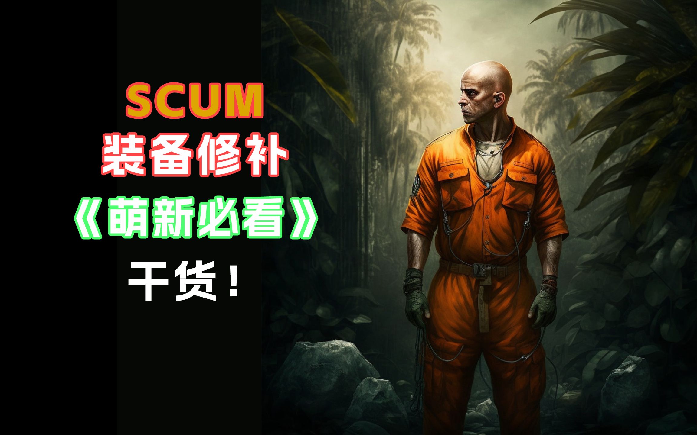 SCUM萌新必看衣服背包有破洞怎么办?如何修理背包衣服?_哔哩哔哩...