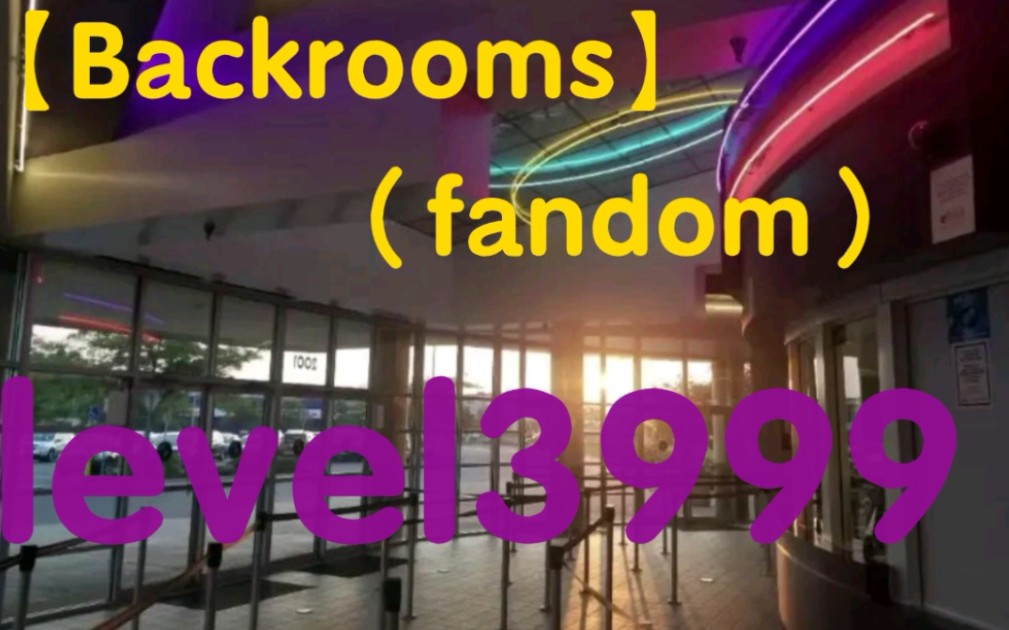 【Backrooms】(fandom)后室 层级介绍 level3999真正的结局!(超长慎入)