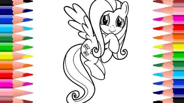 小马宝莉儿童亲子益智画画,这位看起来可怜兮兮的小马是谁呢