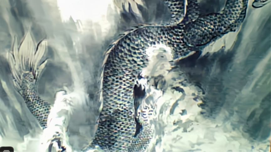 水墨画龙的画法视频教程【五】周国华