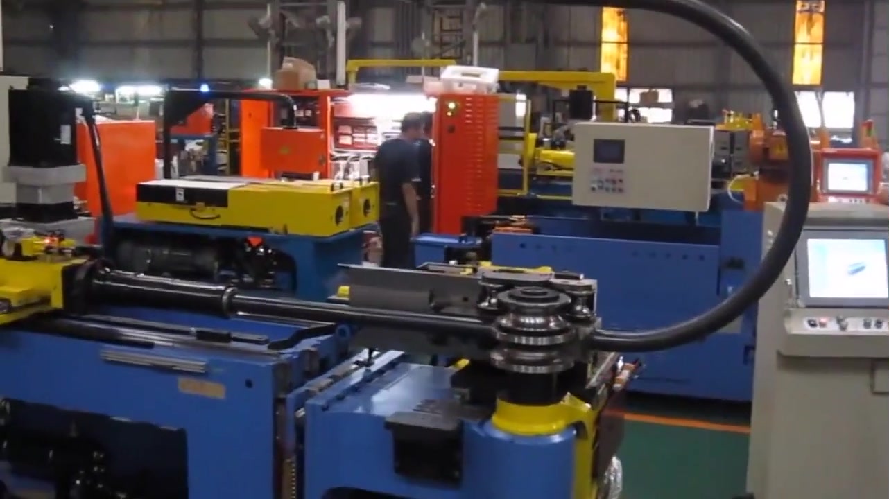 牛B的弯管机~推弯弯管机~63全自动数控液压弯管机大弧度推弯弯管