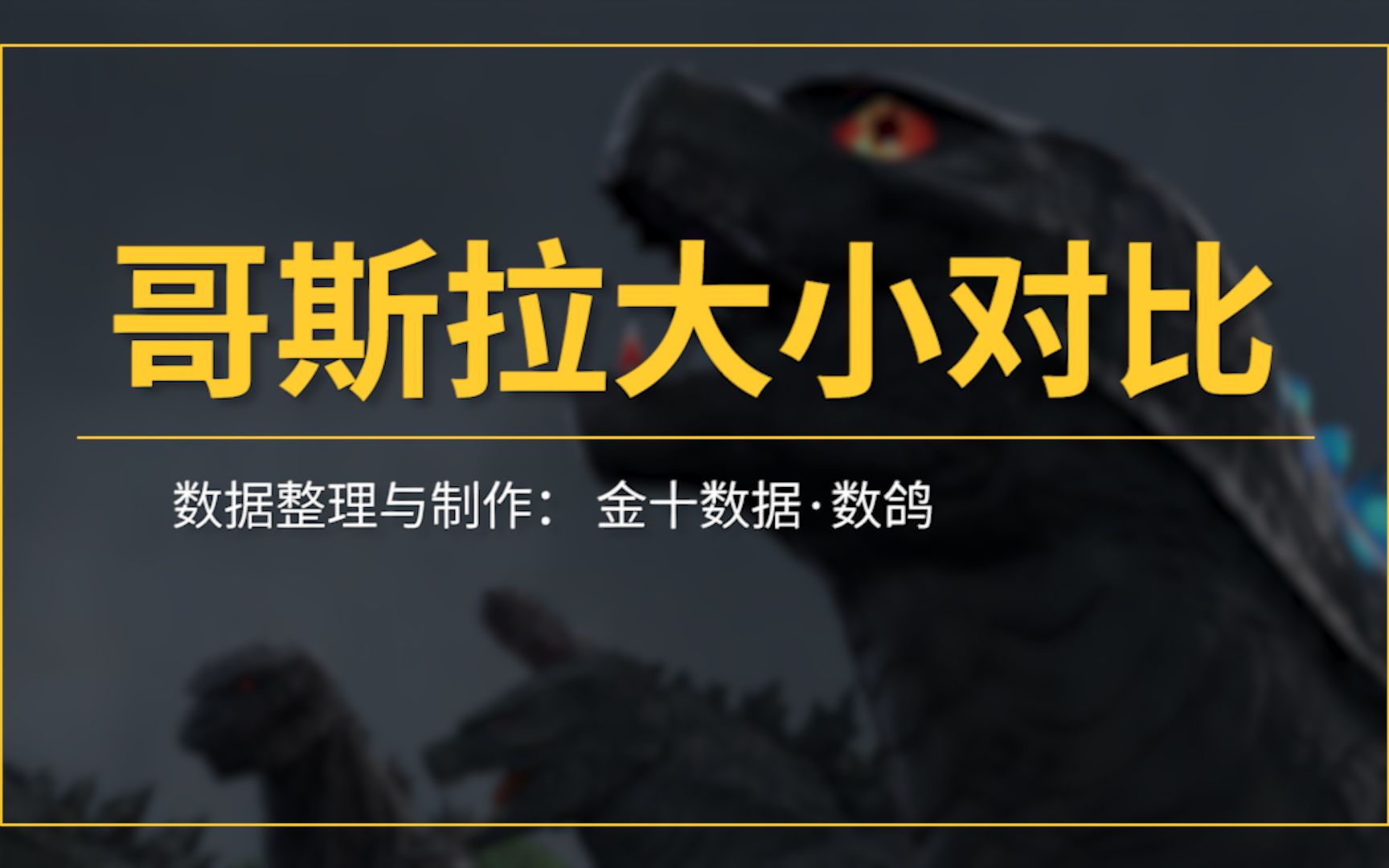 哥斯拉大小对比