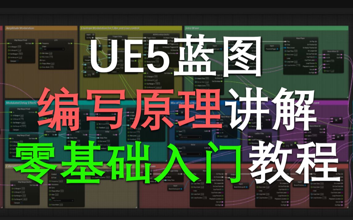 UE5蓝图零基础教程(底层原理、逻辑思维与思考方式)