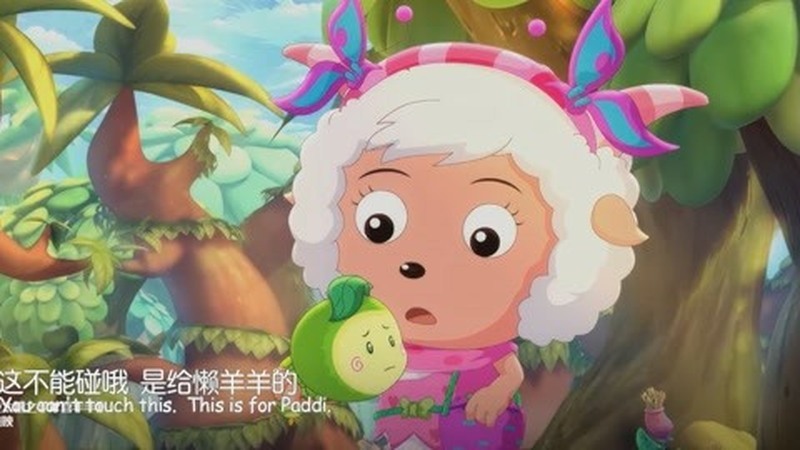 喜羊羊之羊年喜羊羊:美羊羊也会动粗,为救只虫子打跑大鸟