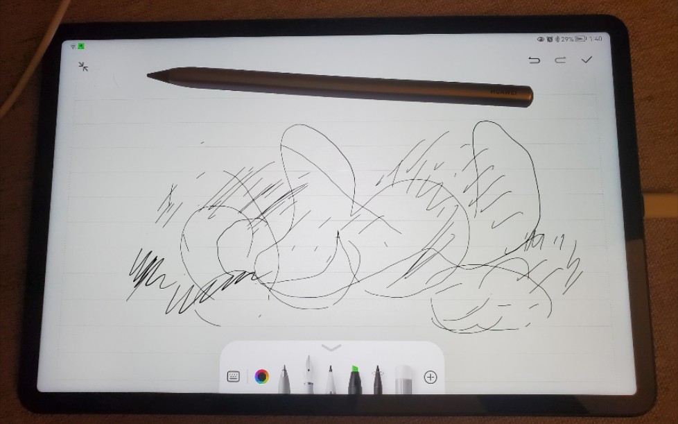 华为 mpencil2百分百触发断墨 bug