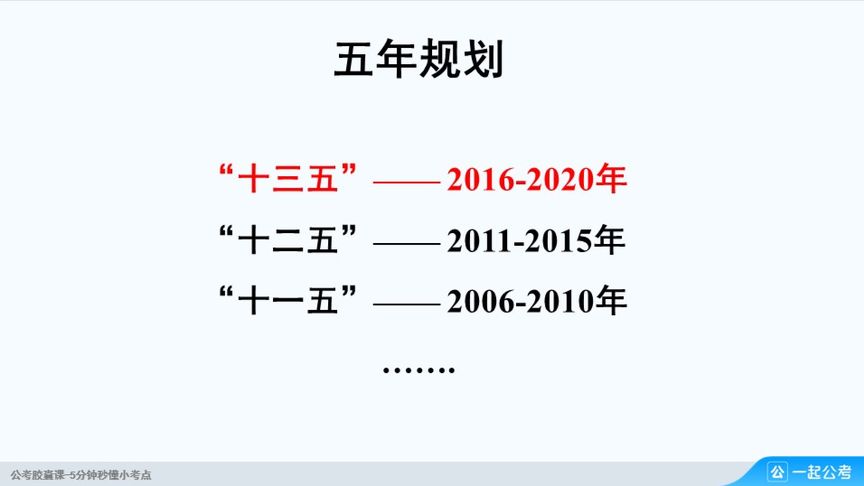 统计术语-7三大产业与五年规划