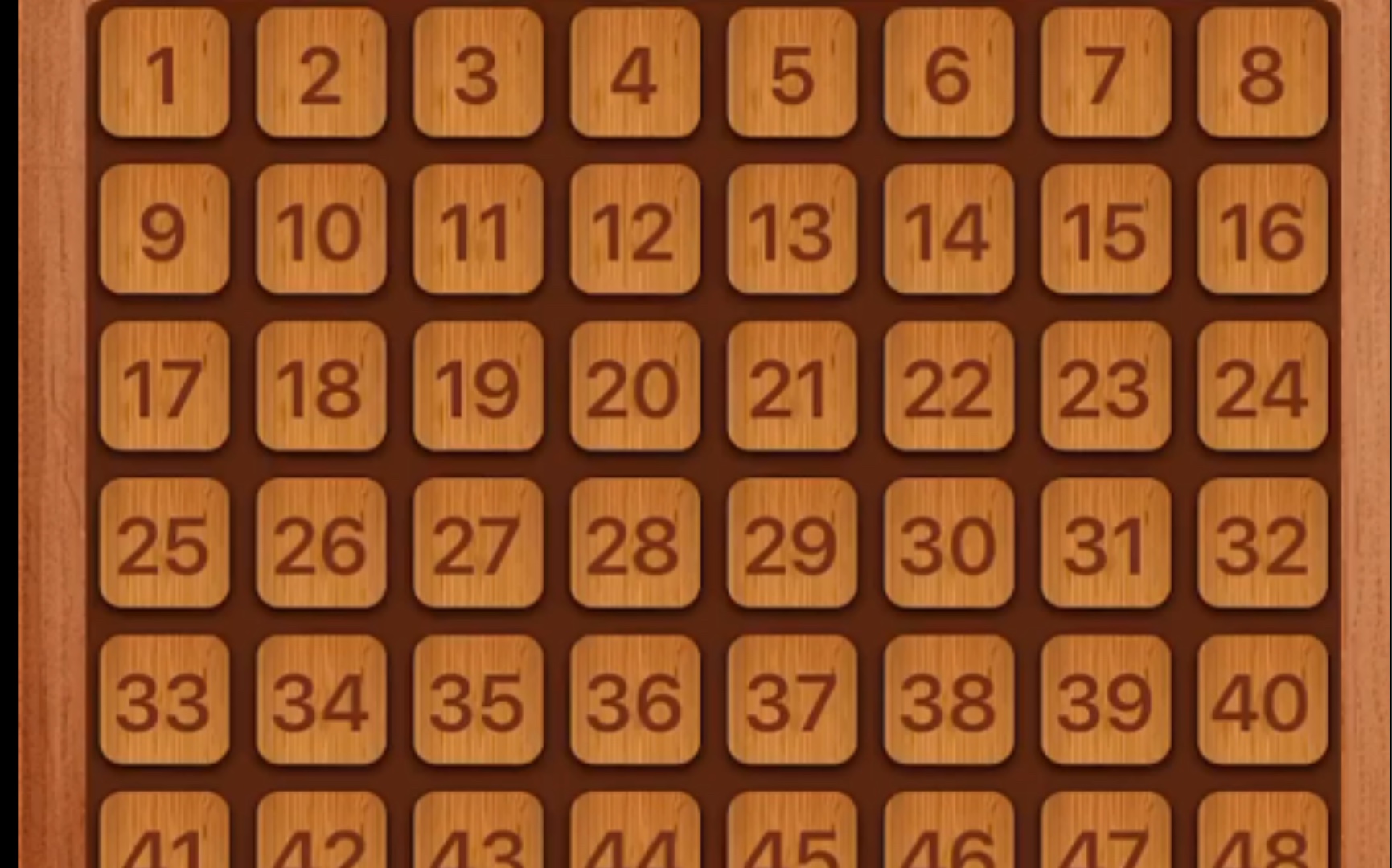 数字华容道8×8～五倍速