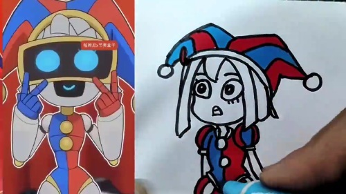 儿童简笔画:变身有趣机器人