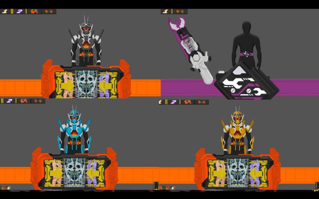 【SWF】假面骑士哥查德变身模拟器更新二骑变身大剑!